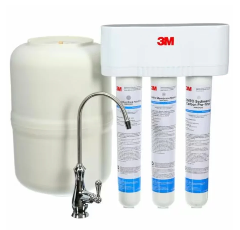3M™ 3MRO301 Under Sink Reverse Osmosis Water Filtration System ...
